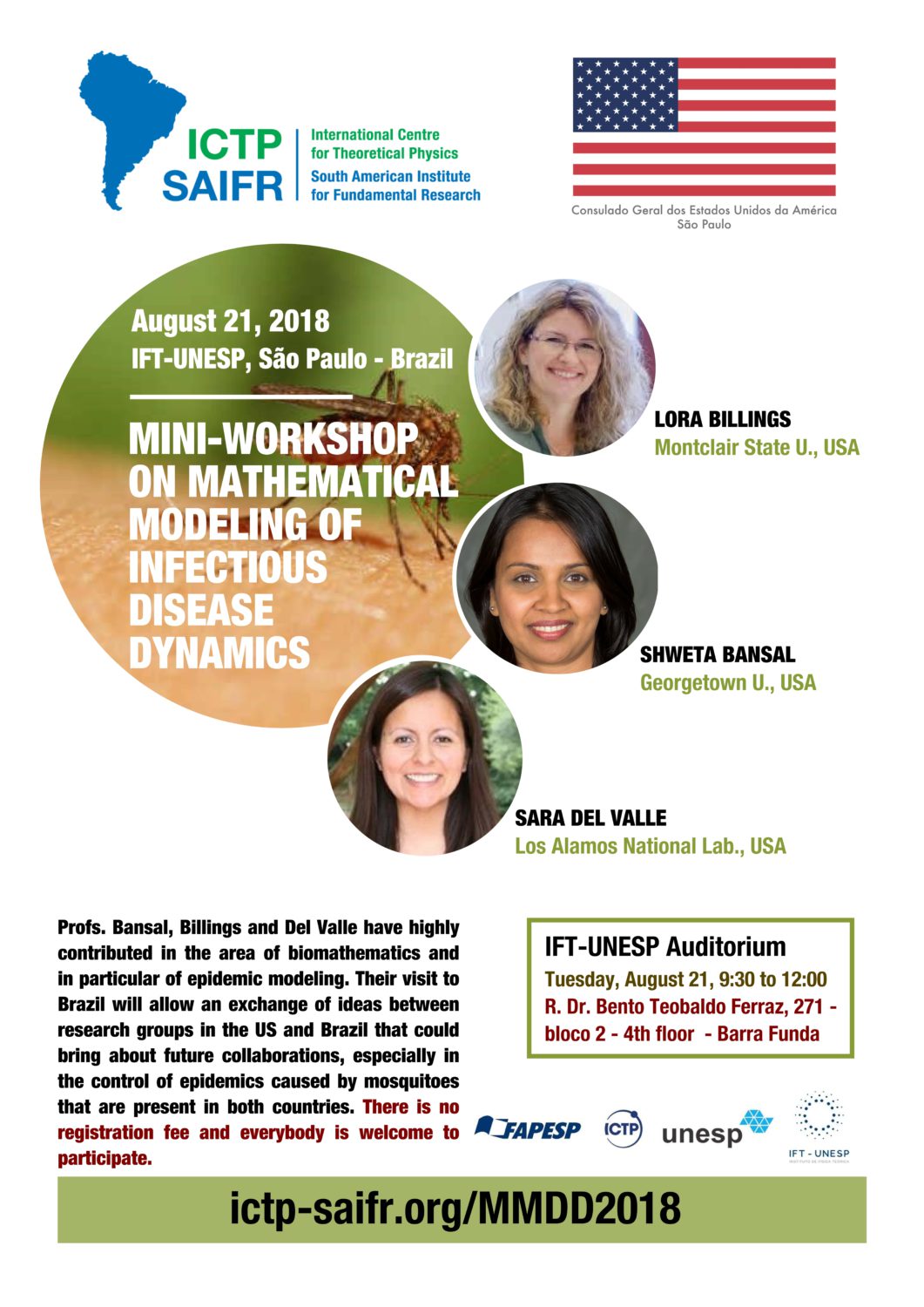 Ictp Saifr Mini Workshop On Mathematical Modeling Of Infectious Disease Dynamics