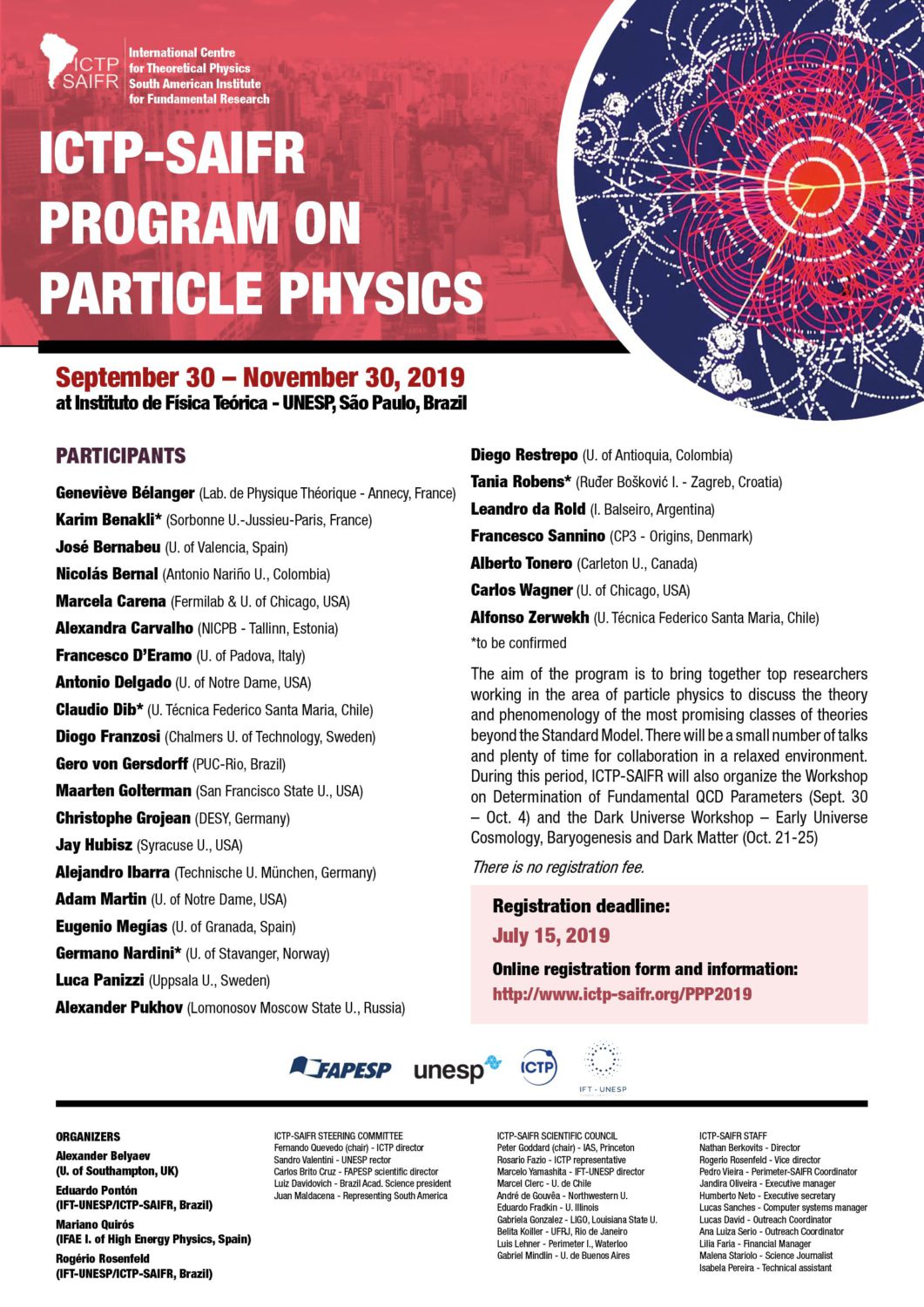 Ictp Saifr Ictp Saifr Program On Particle Physics