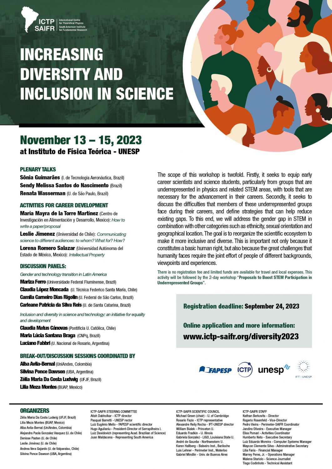 ICTP – SAIFR » Increasing Diversity and Inclusion in Science