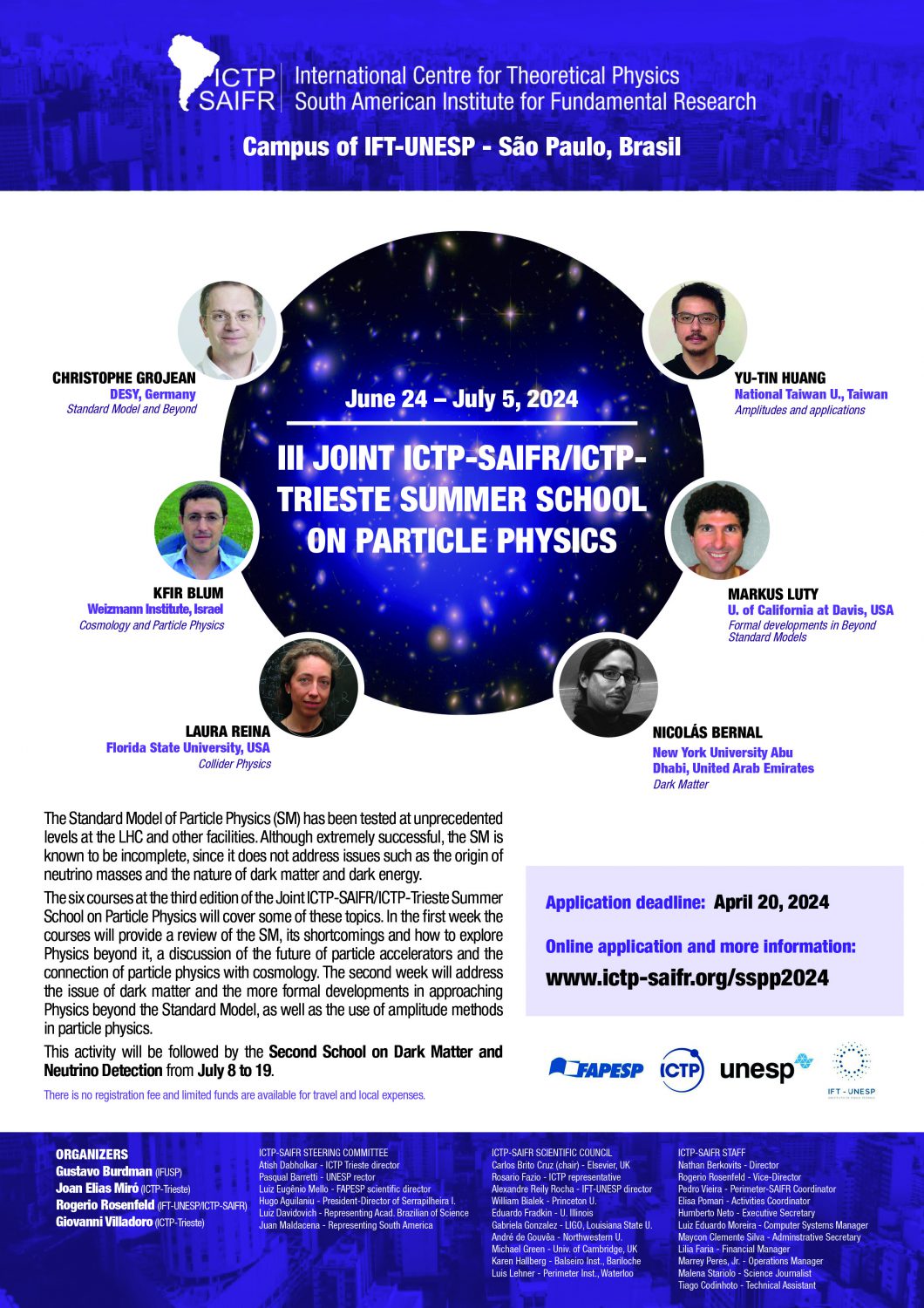 Ictp Saifr Iii Joint Ictp Saifr Ictp Trieste School On Particle Physics