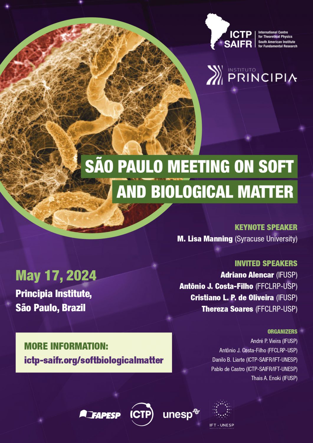 ICTP – SAIFR » São Paulo Meeting on Soft and Biological Matter