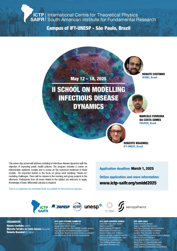 ICTP – SAIFR » II School on Modelling Infectious Disease Dynamics