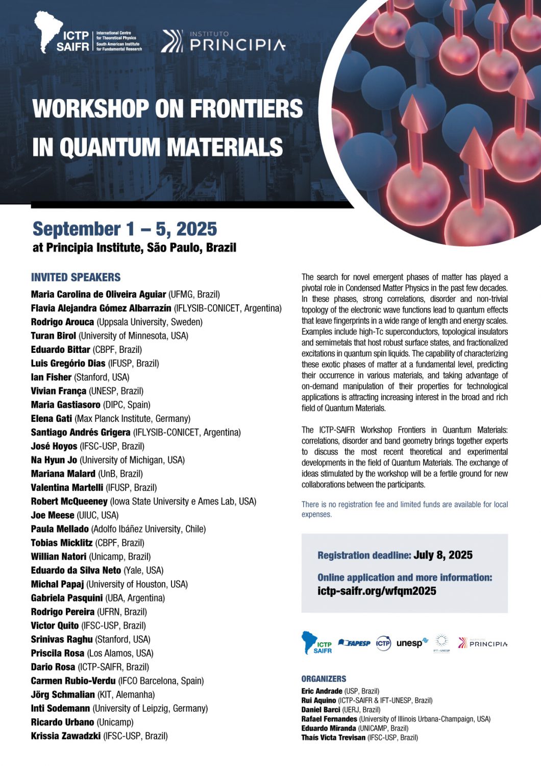 ICTP – SAIFR » Workshop on Frontiers in Quantum Materials